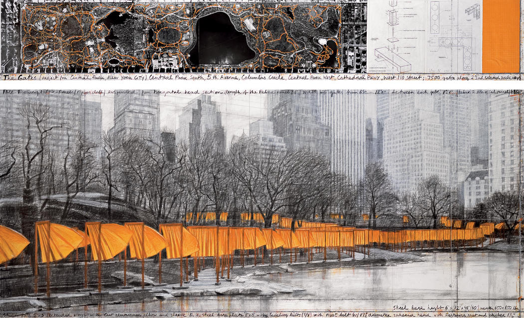 Christo and Jeanne-Claude The Gates, Central Park, New York City, 1979 ...